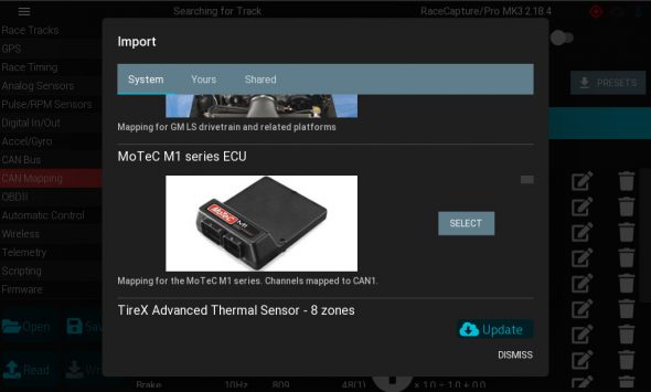 MoTeC ECU support – Autosport Labs