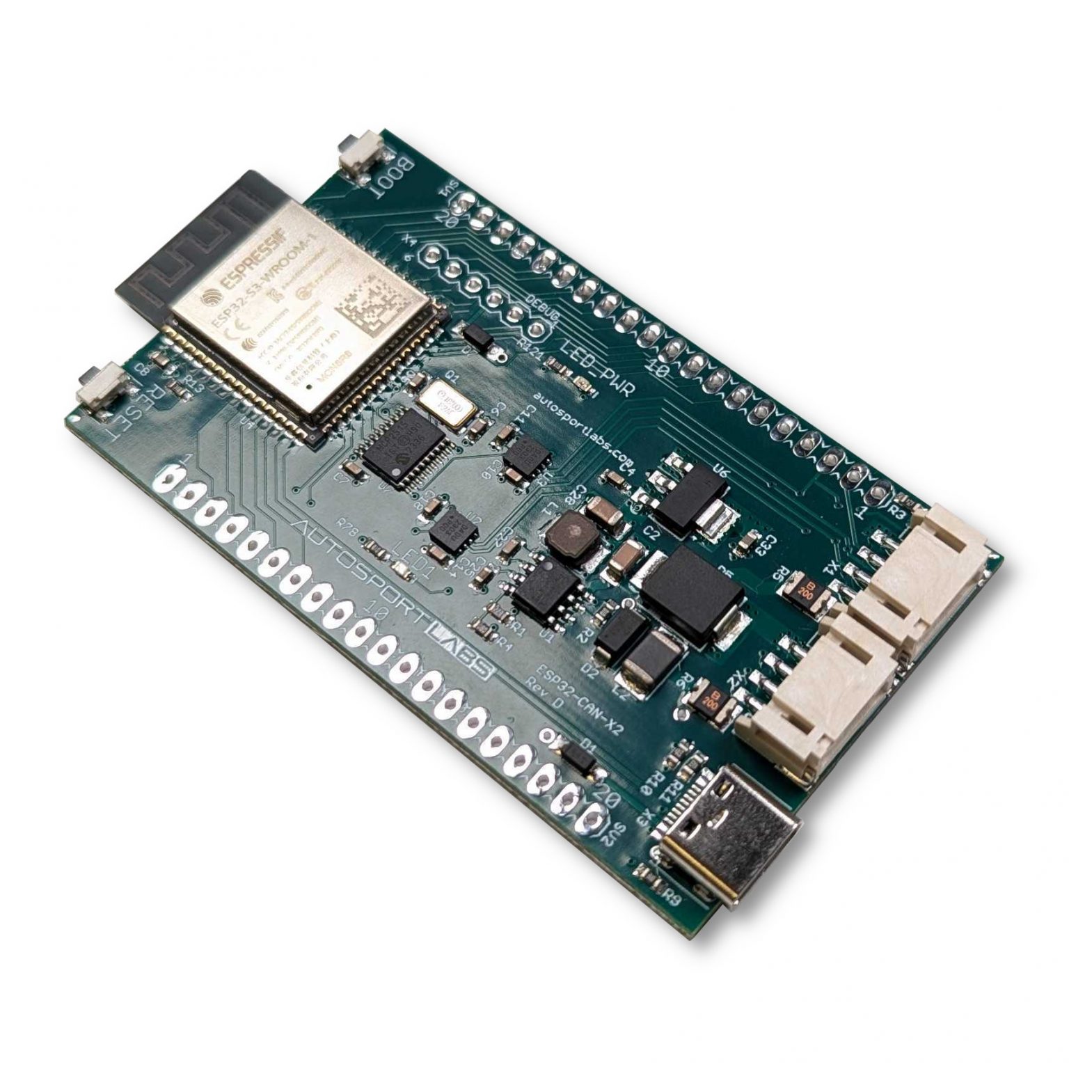 ESP32-CAN-X2 Dual CAN bus automotive grade development board ...